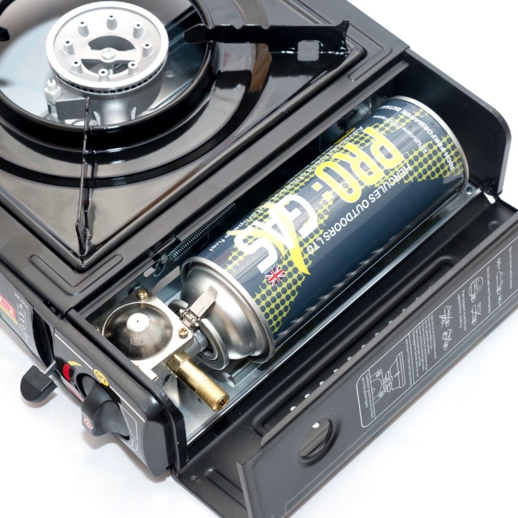 PORTABLE CAMPING GAS STOVE / COOKER (BUTANE GAS) - Hercules Gazebo UK ...