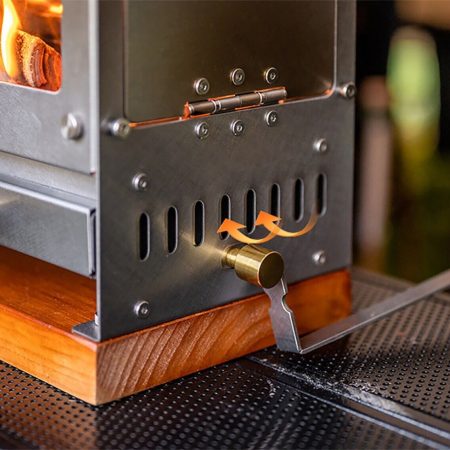 STAINLESS STEEL PORTABLE LOG BURNER / FIREPIT - Hercules Outdoors Ltd