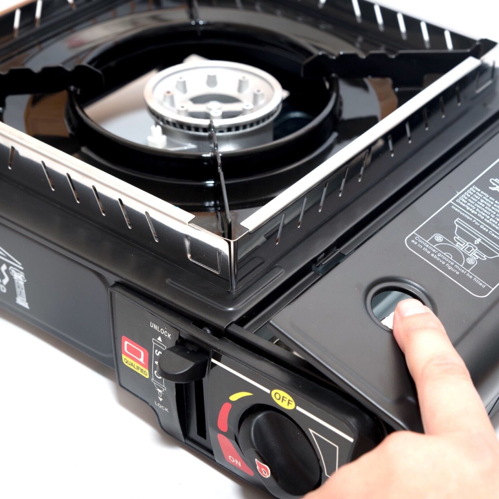 PORTABLE CAMPING GAS STOVE / COOKER (BUTANE GAS) - Hercules Gazebo UK ...